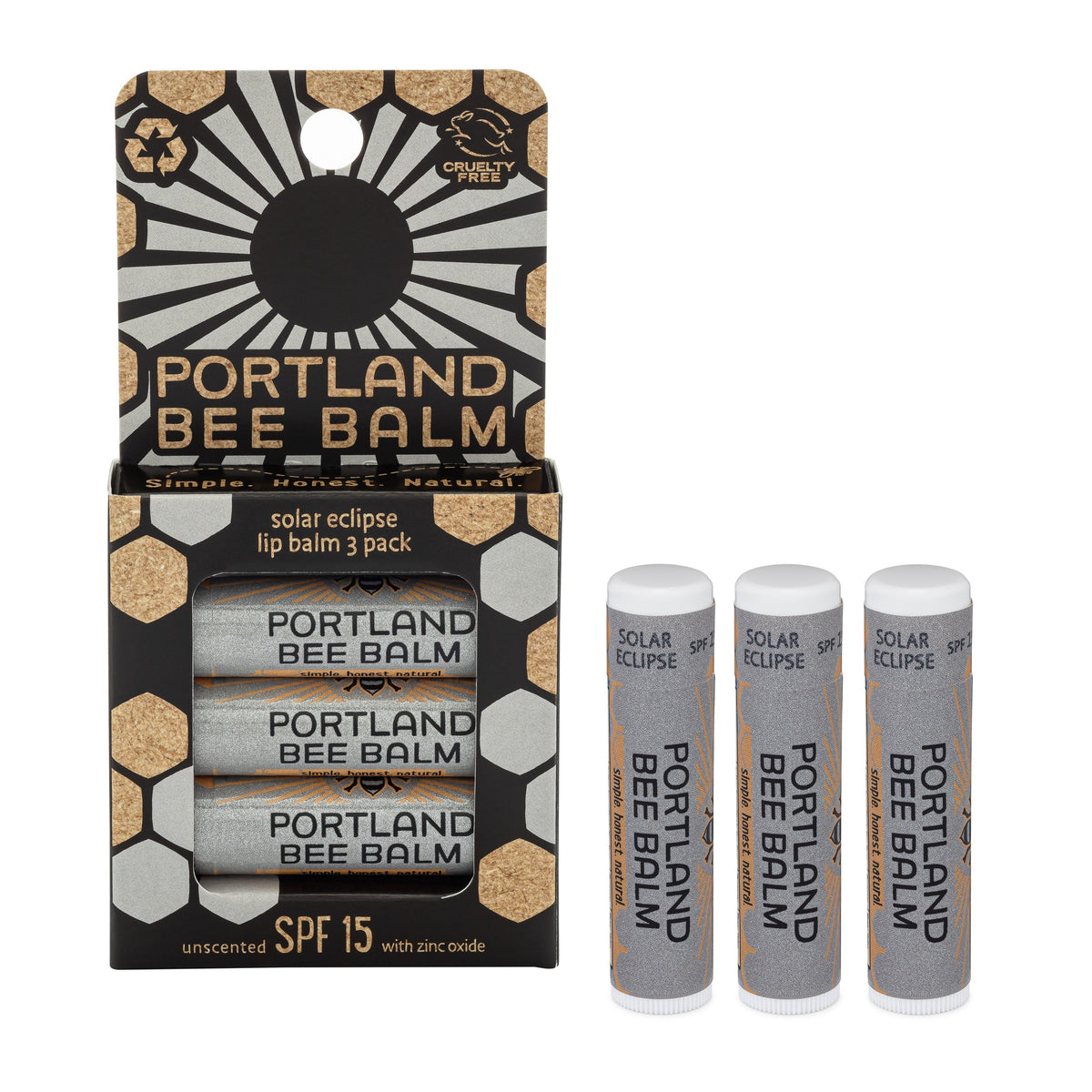 Solar Eclipse Balm (SPF 15) - 3-pack – Portland Bee Balm