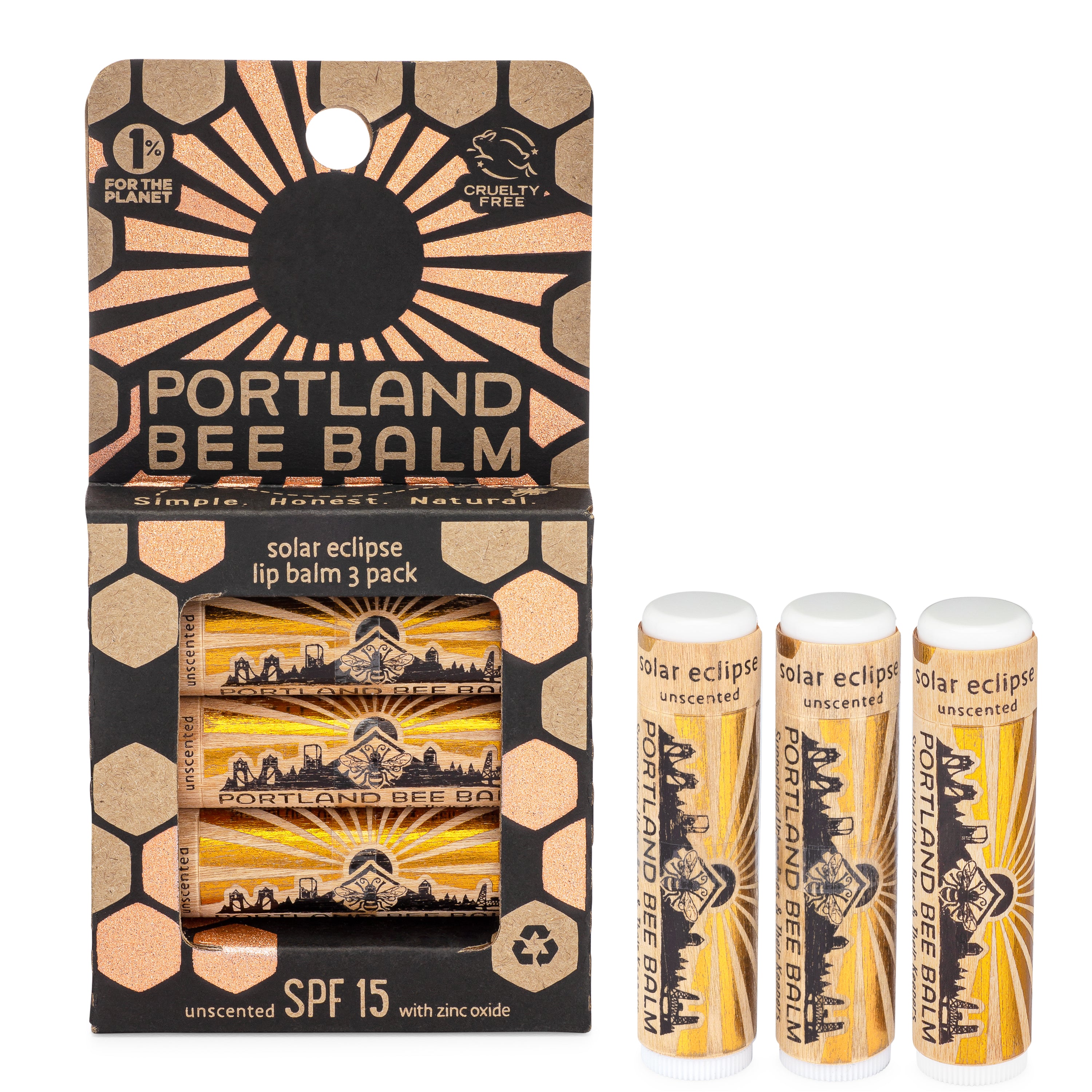 Solar Eclipse Balm (SPF 15) - 3-pack – Portland Bee Balm
