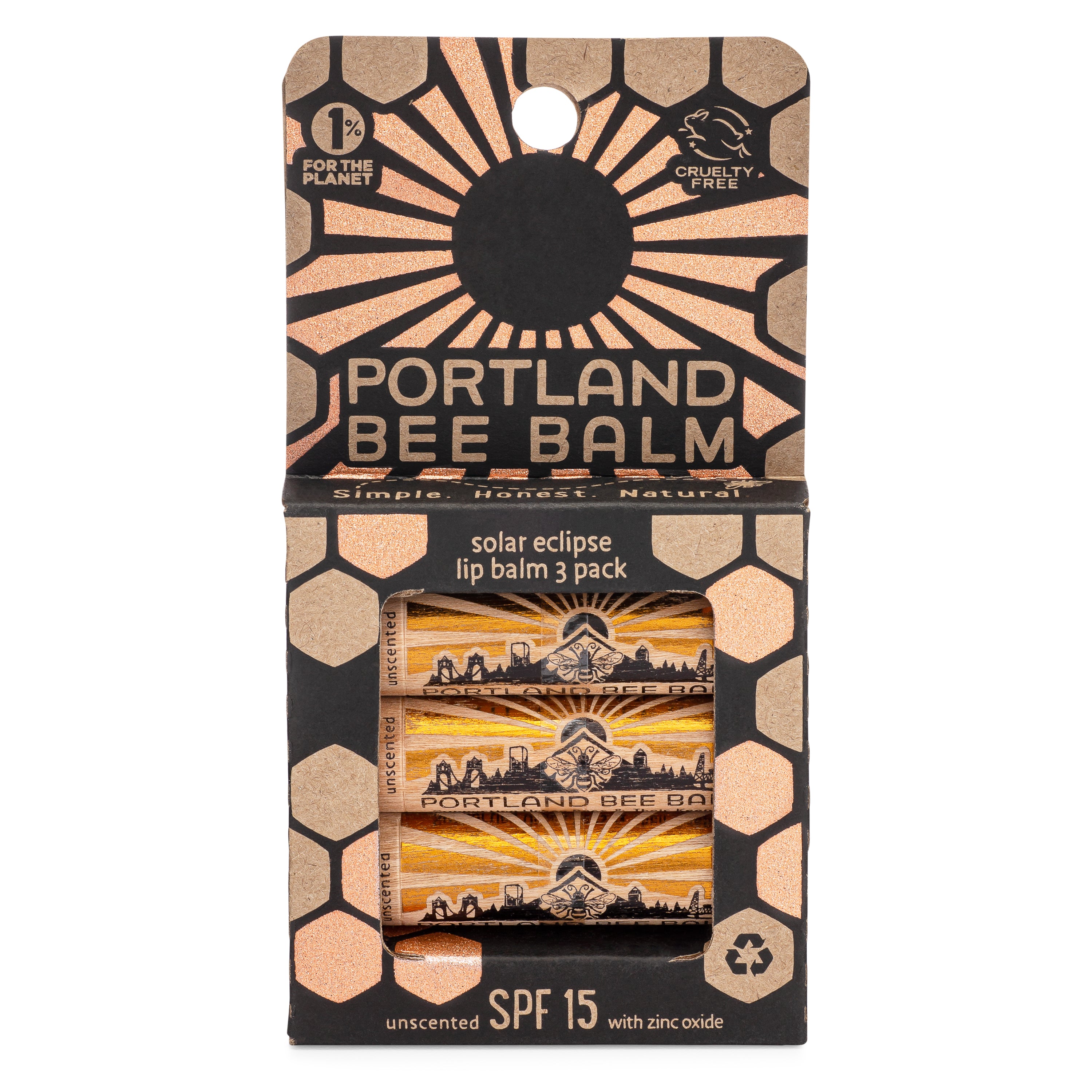 Solar Eclipse Balm (SPF 15) - 3-pack – Portland Bee Balm